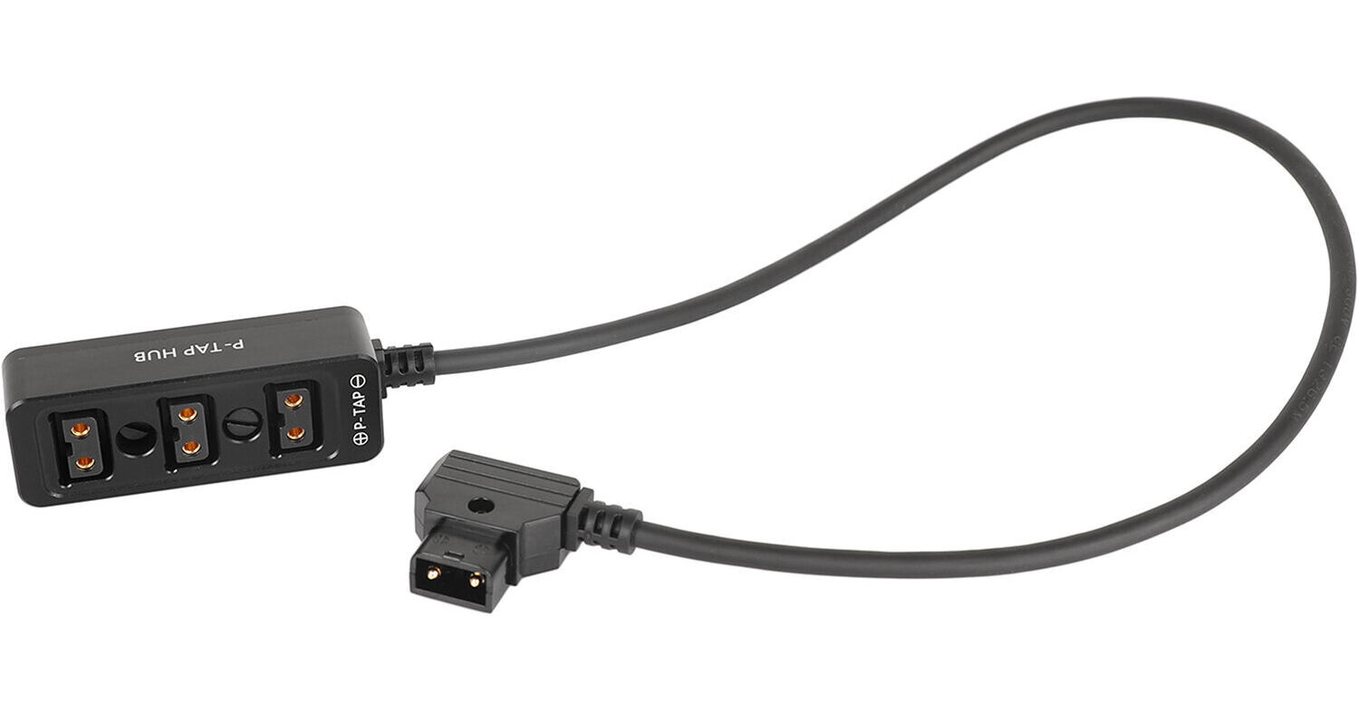 Used CAMVATE Male D-Tap to 3-Port Female D-Tap Splitter Hub