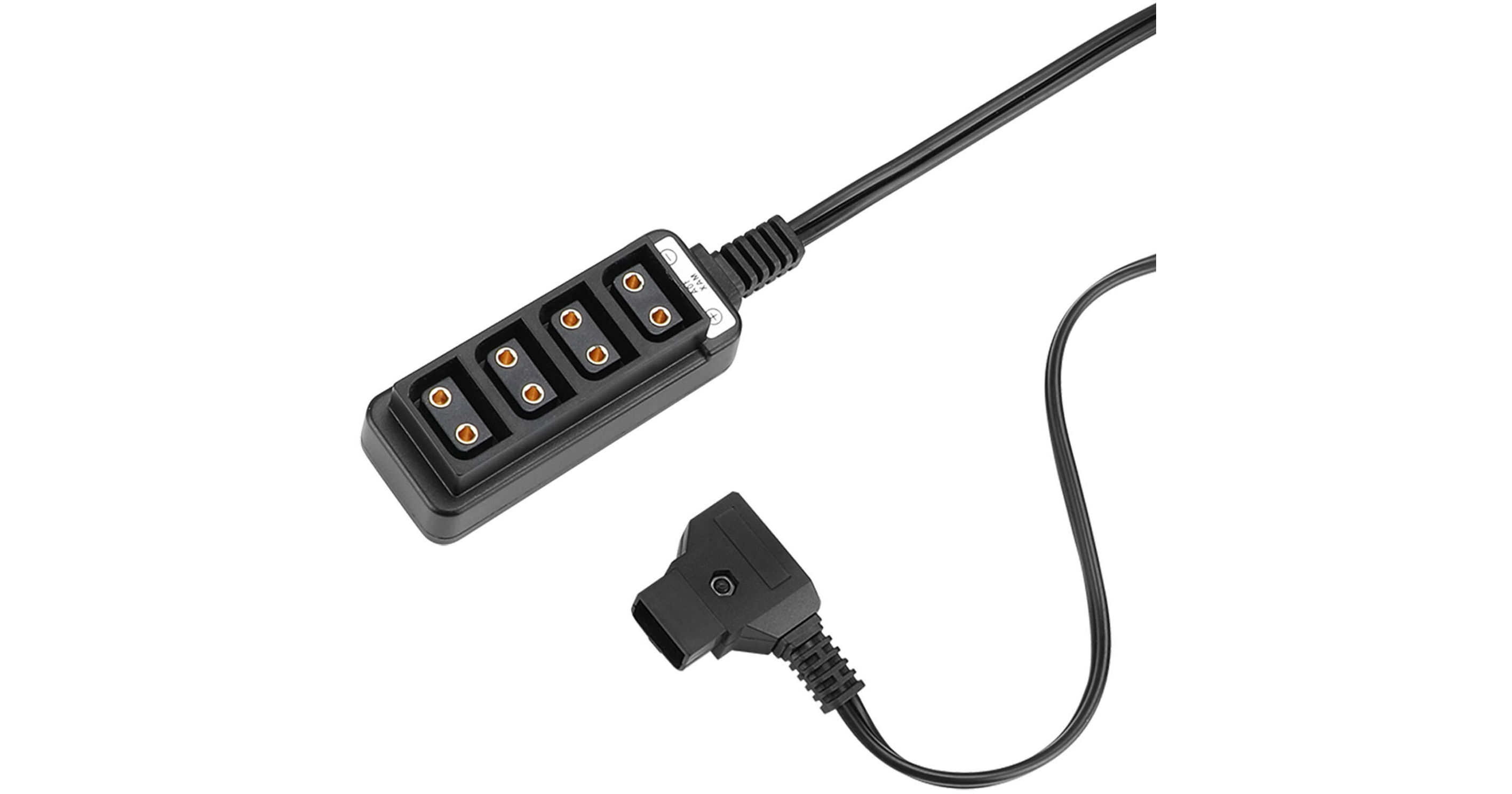 CAMVATE Male D-Tap to 4-Port Female D-Tap Splitter Hub C2782 B&H
