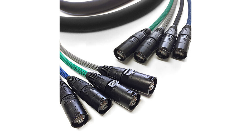 FLEXYGY FLEX4 Rugged 4-Channel Cat5E Snake 404CAT5E-4EE-015BLA