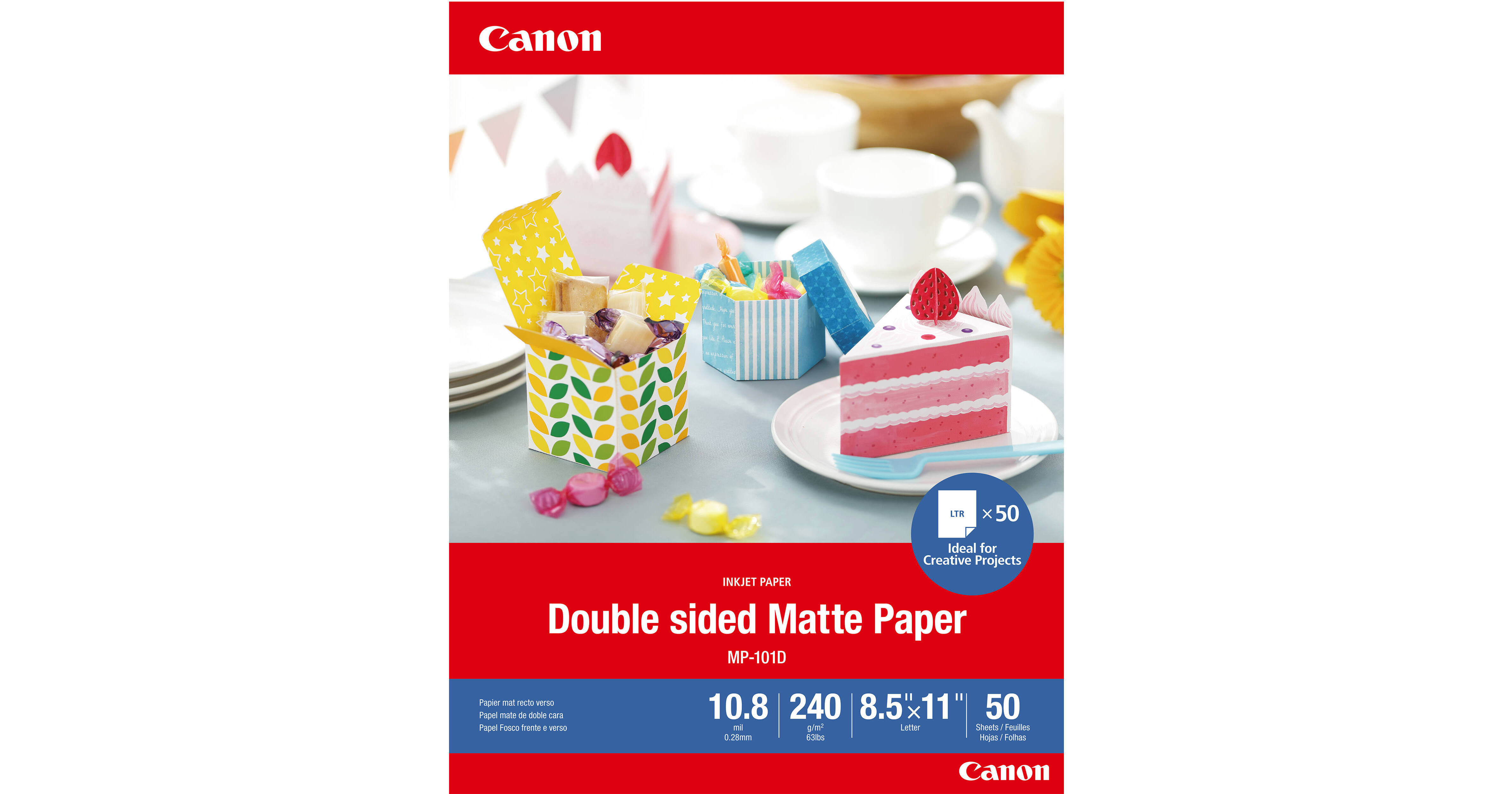 Canon Double-Sided Matte Photo Paper 4076C004 B&H Photo Video