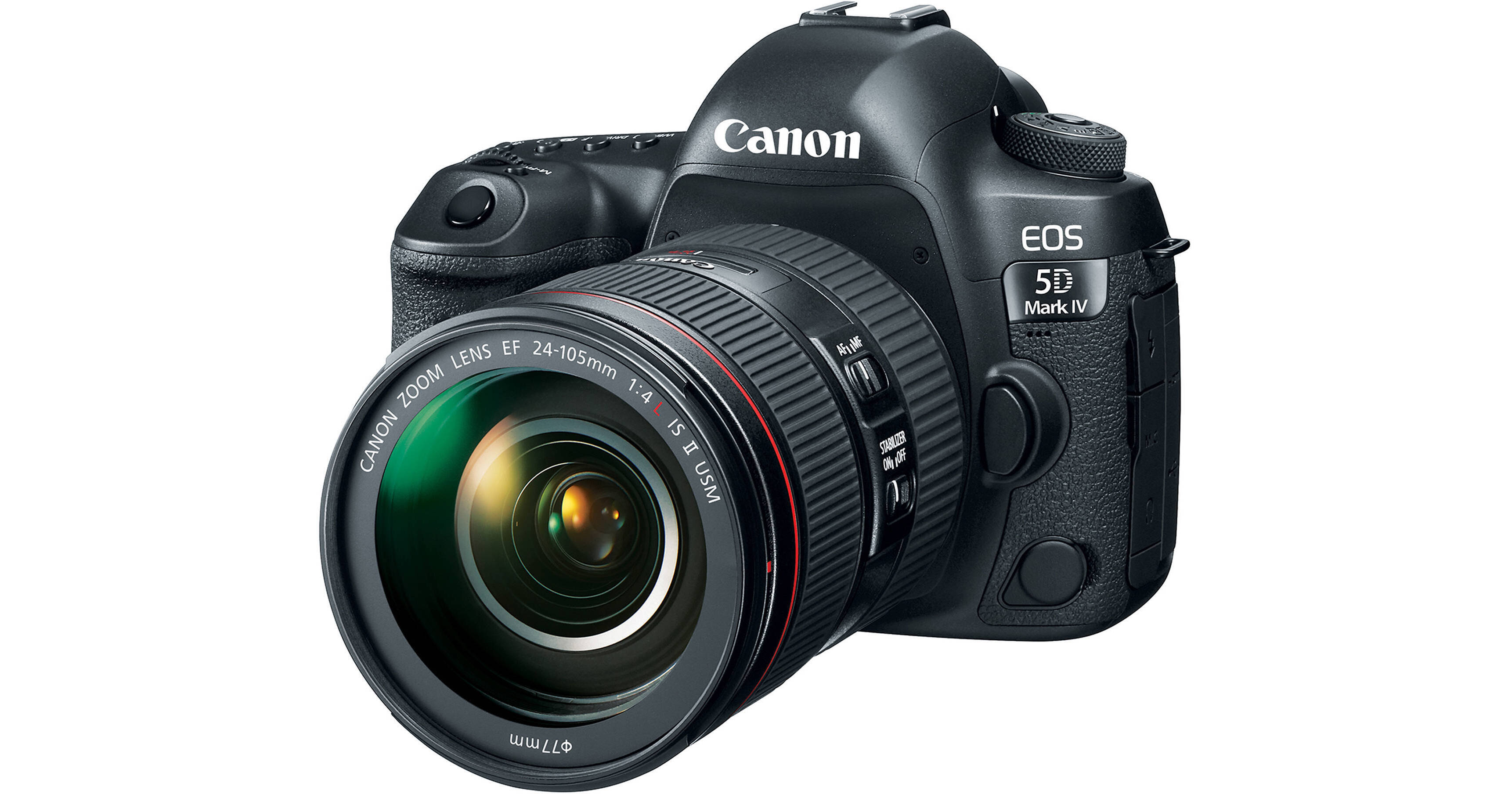 Canon EOS 5D Mark IV DSLR Camera With 24 105mm F 4L II 1483C010