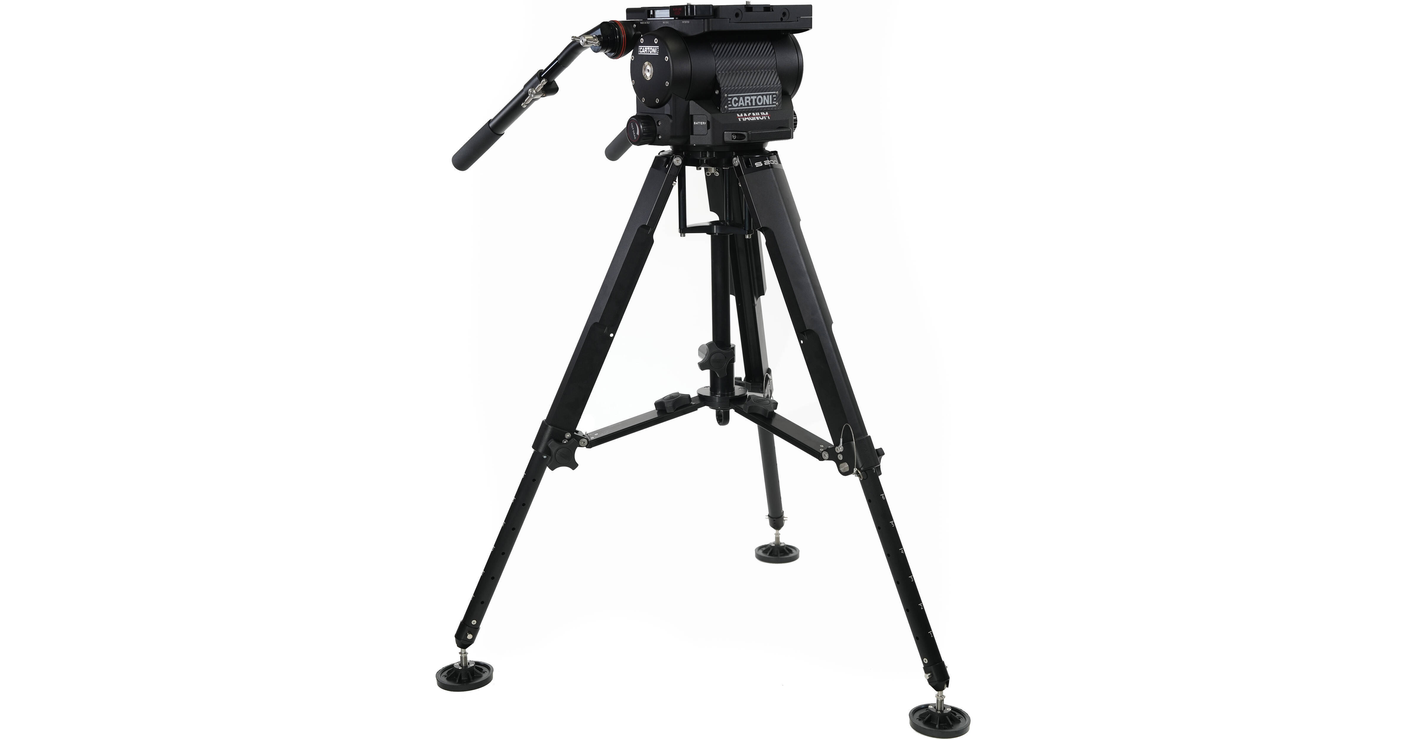 Cartoni Magnum HP Head FB, 2 Telescopic Pan Bars, KMAG/H-S20 B&H