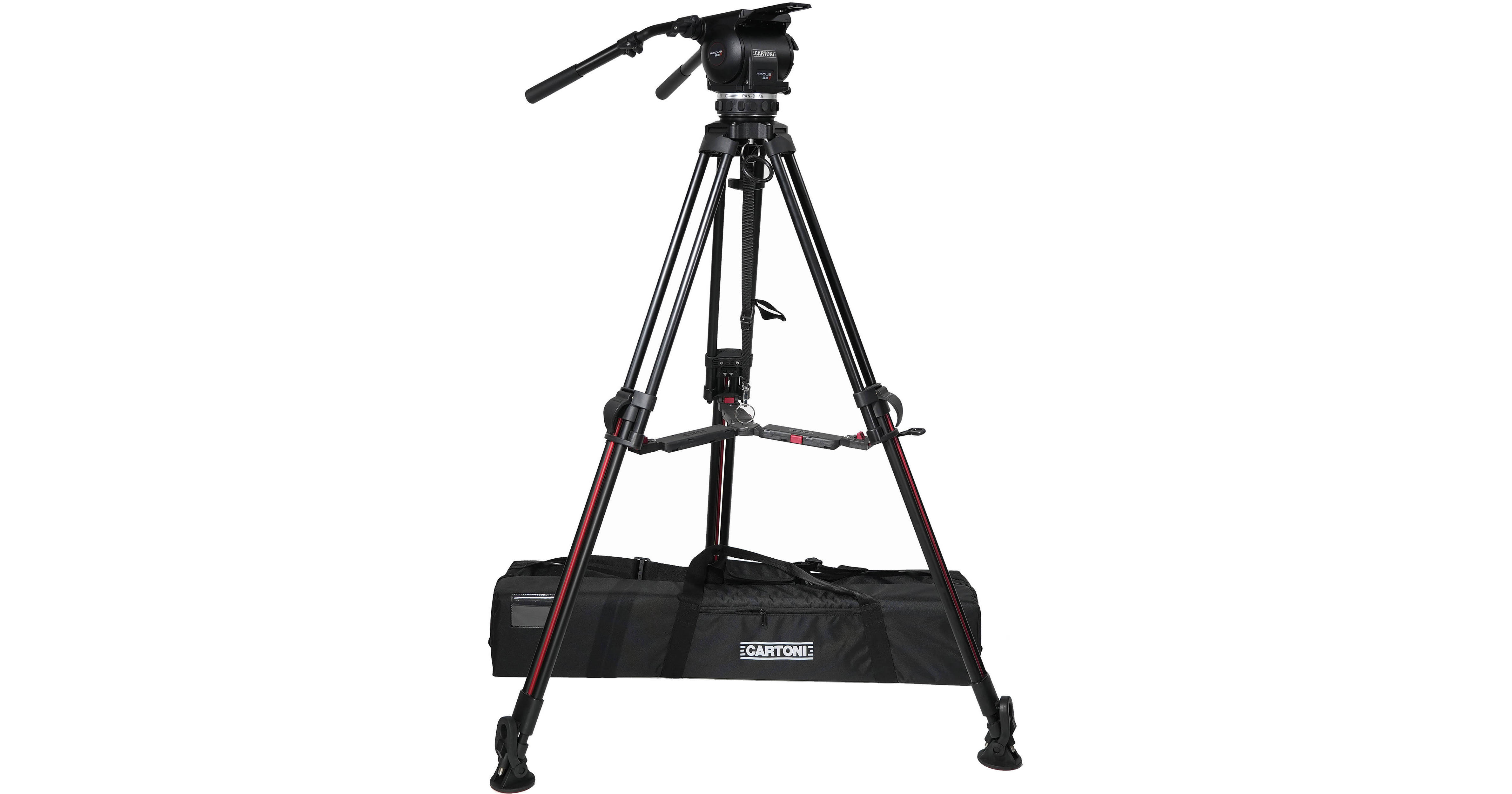 Cartoni Focus 22 Fluid Head with Long Camera Plate & KSDS22-AV