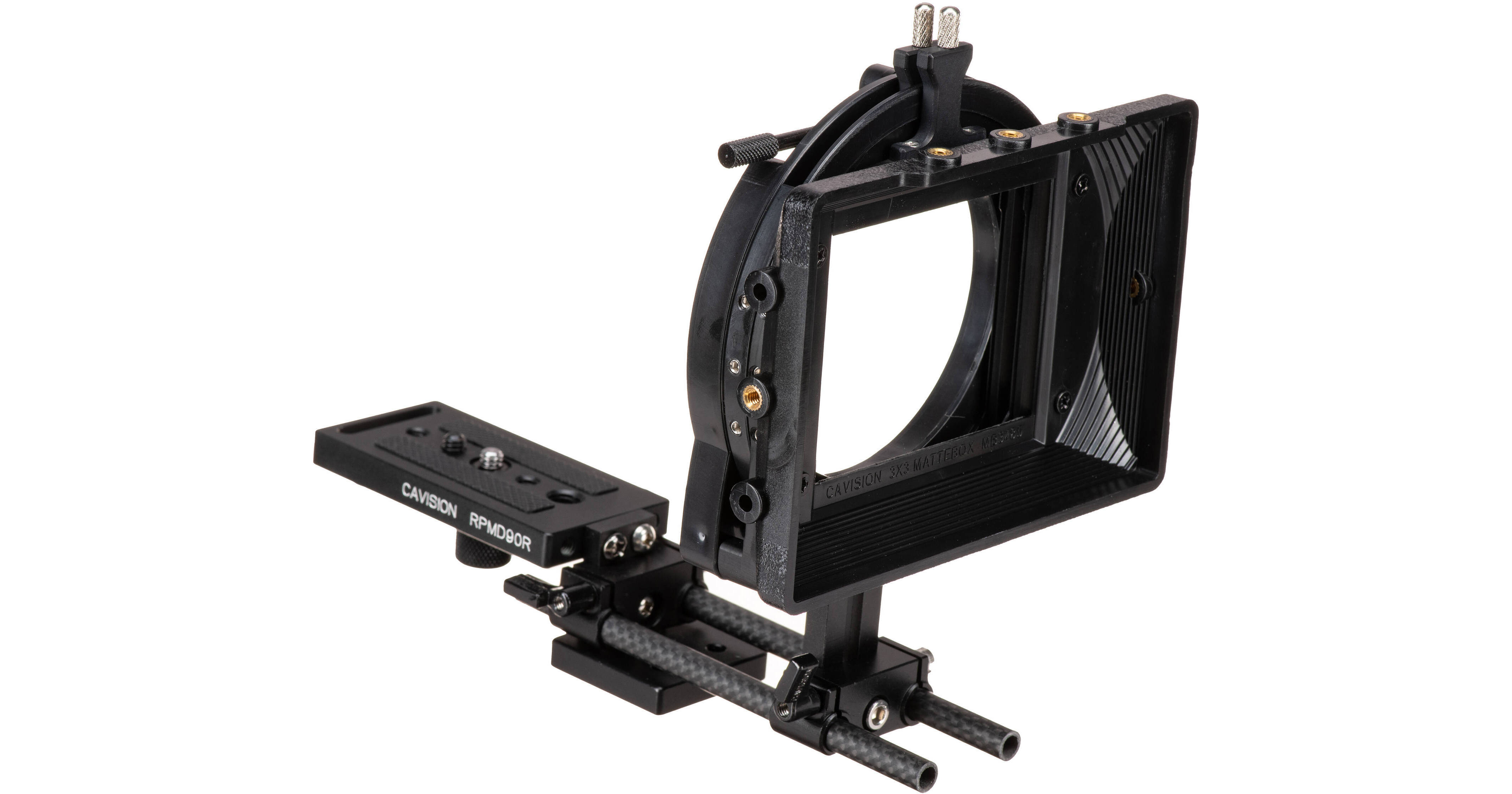 Cavision 3x3 Matte Box Kit with Metal Trays, MB3485B-8R-DSLR-M