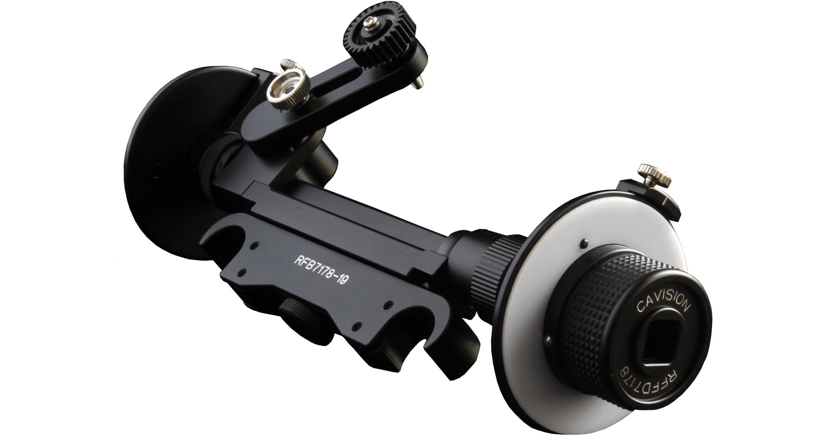 Cavision Mini Dual Wheel Follow Focus for 19mm Rods RFA19104-D7C