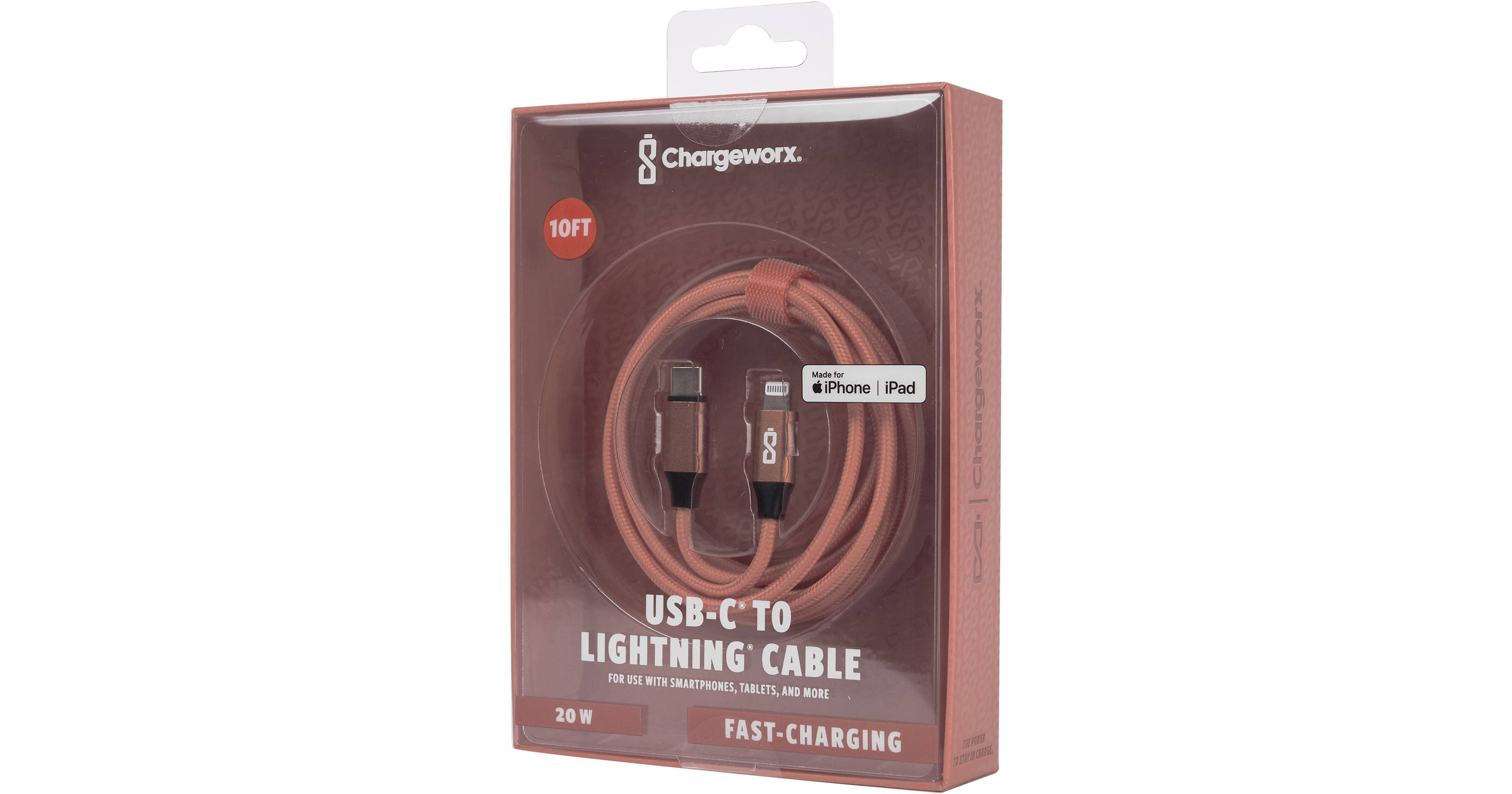 ChargeWorx USB-C to Lightning Cable CHA-CX4941DF B&H Photo Video