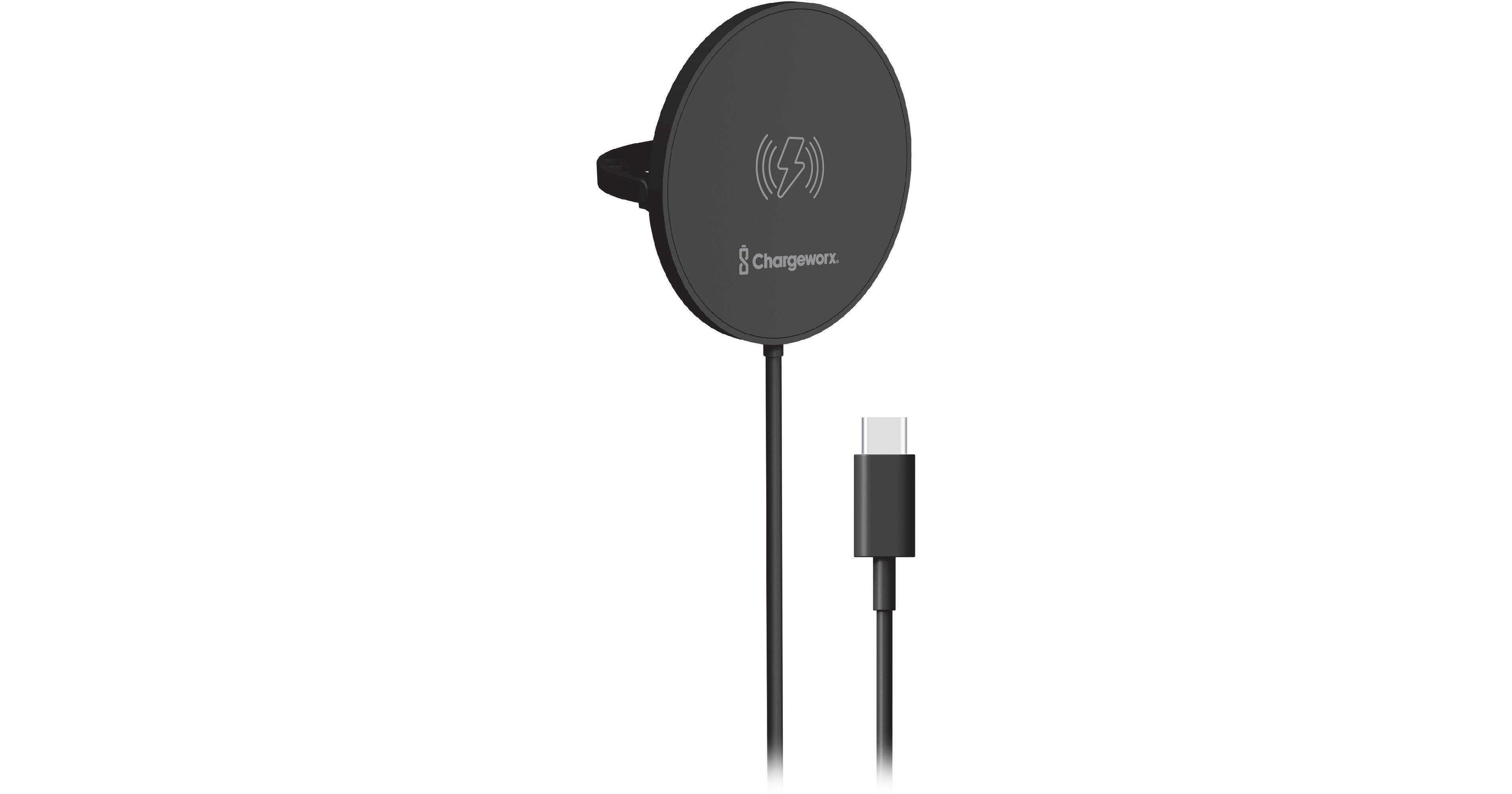 ChargeWorx 15W Wireless Charging Pad and Stand CHA-CX5311BK B&H