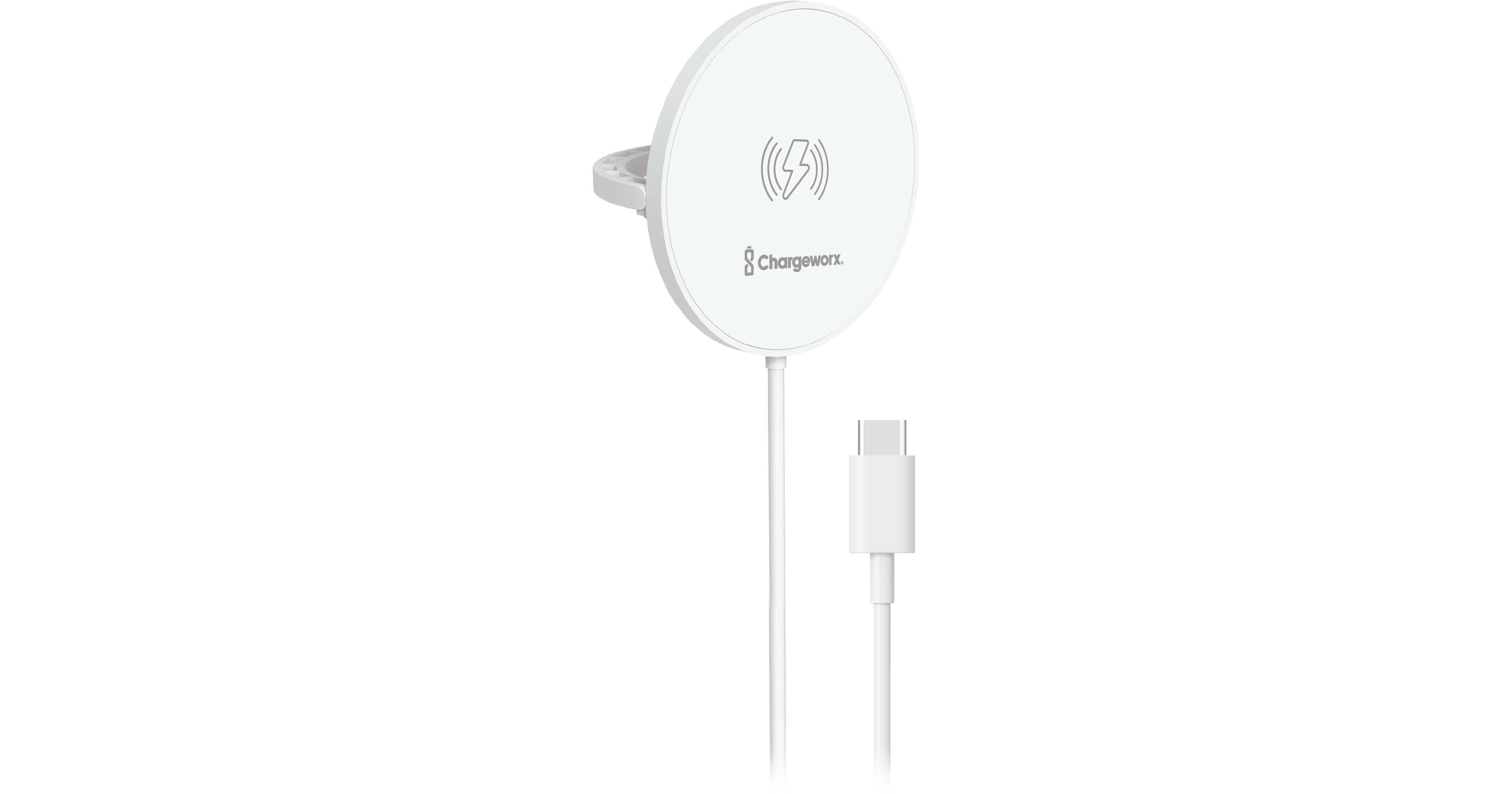 ChargeWorx 15W Wireless Charging Pad and Stand CHA-CX5311WH B&H