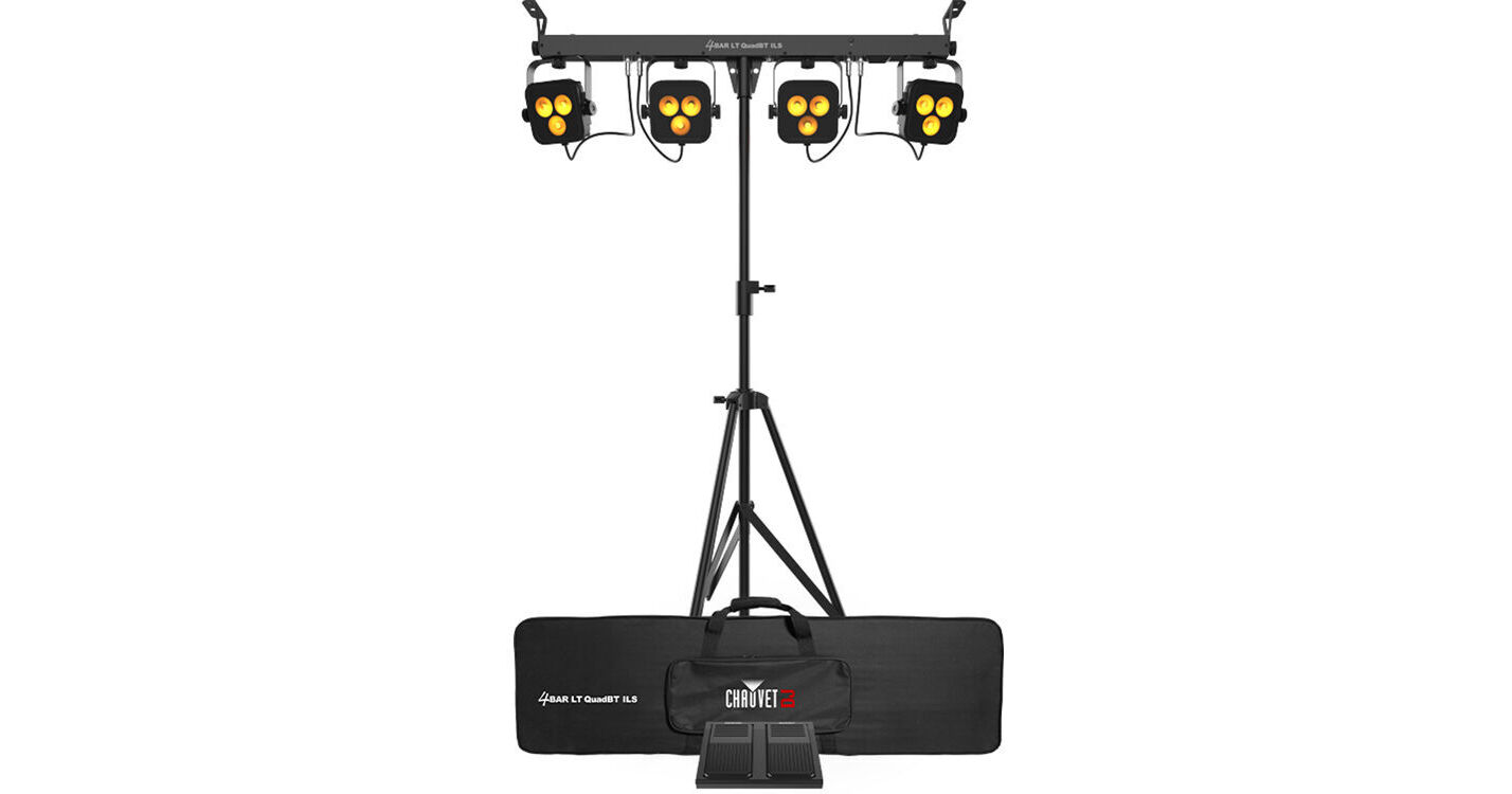 CHAUVET DJ 4BAR LT QuadBT ILS All-in-One RGBA 4BARLTQUADBTILS