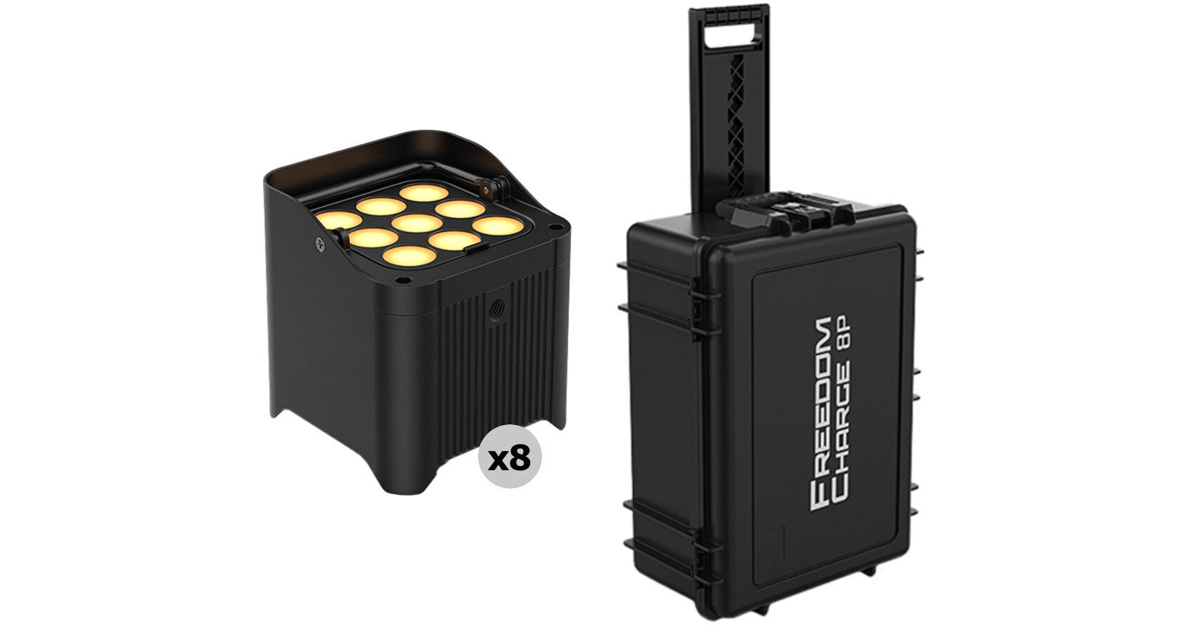 CHAUVET DJ Freedom Par Q9 Battery-Powered RGBA LED PAR Kit with