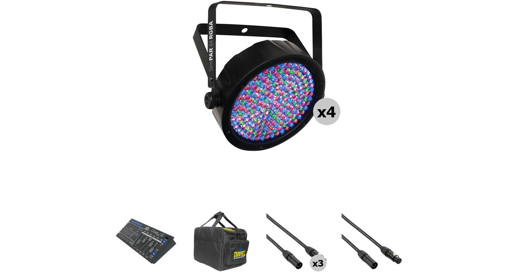 Led Par 64 Package With Bag