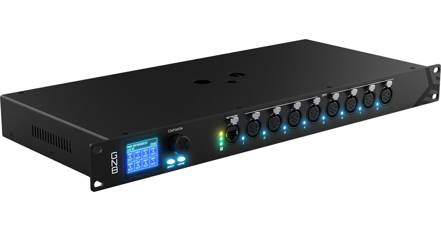 ChamSys GeNetix GN8 Node (8-Port) GENETIXGN8 B&H Photo Video