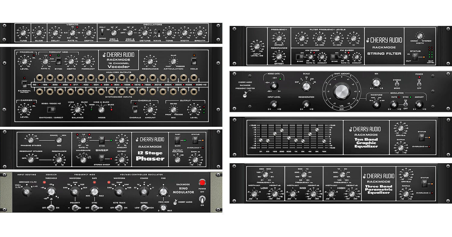 Cherry Audio Rackmode Signal Processors with Vocoder 1316-1032