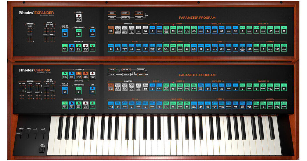 Cherry Audio Rhodes Chroma RHODES CHROMA B&H Photo Video