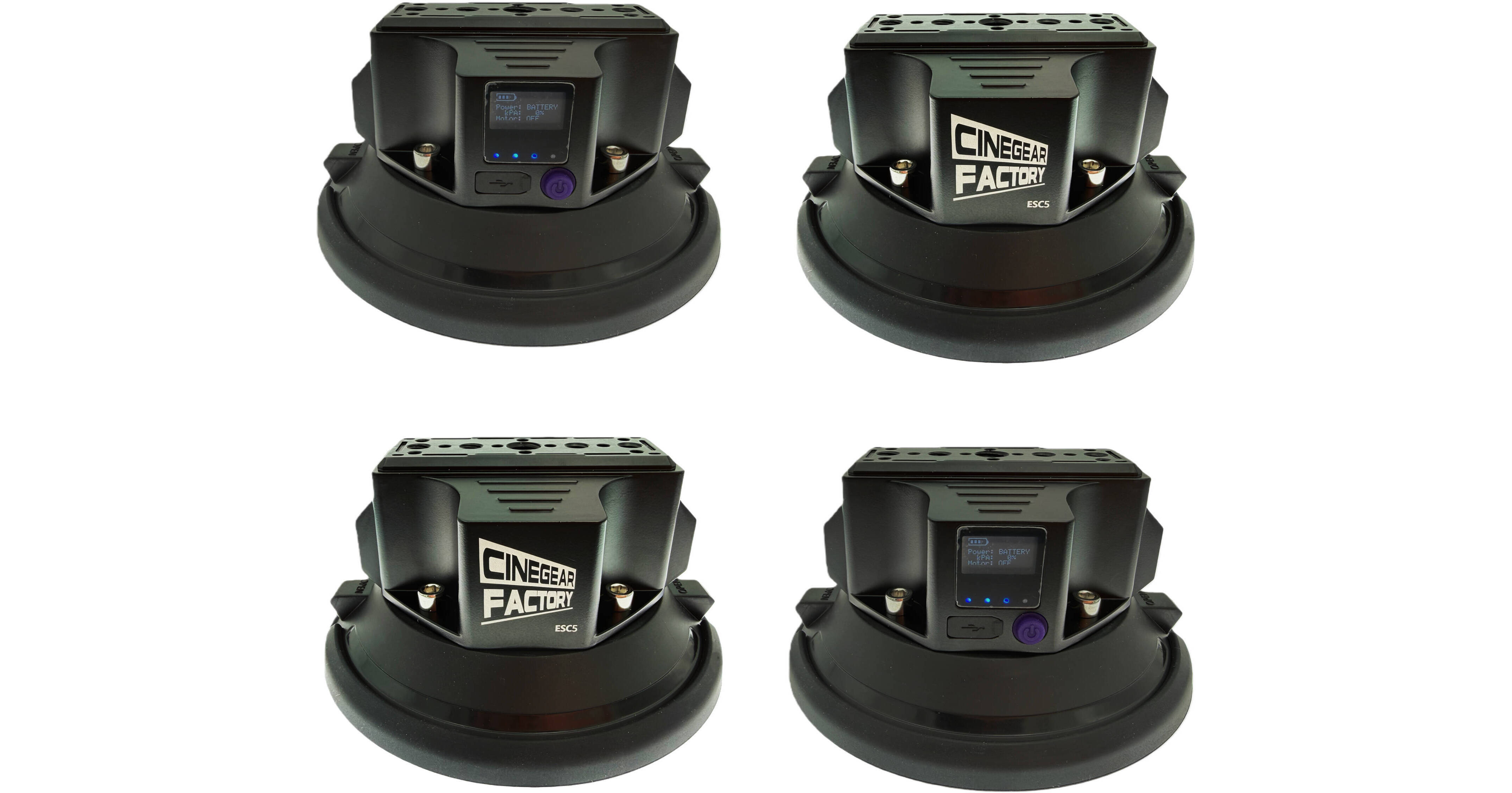 CineGearFactory Electronic Suction Cup (5", 4-Pack)