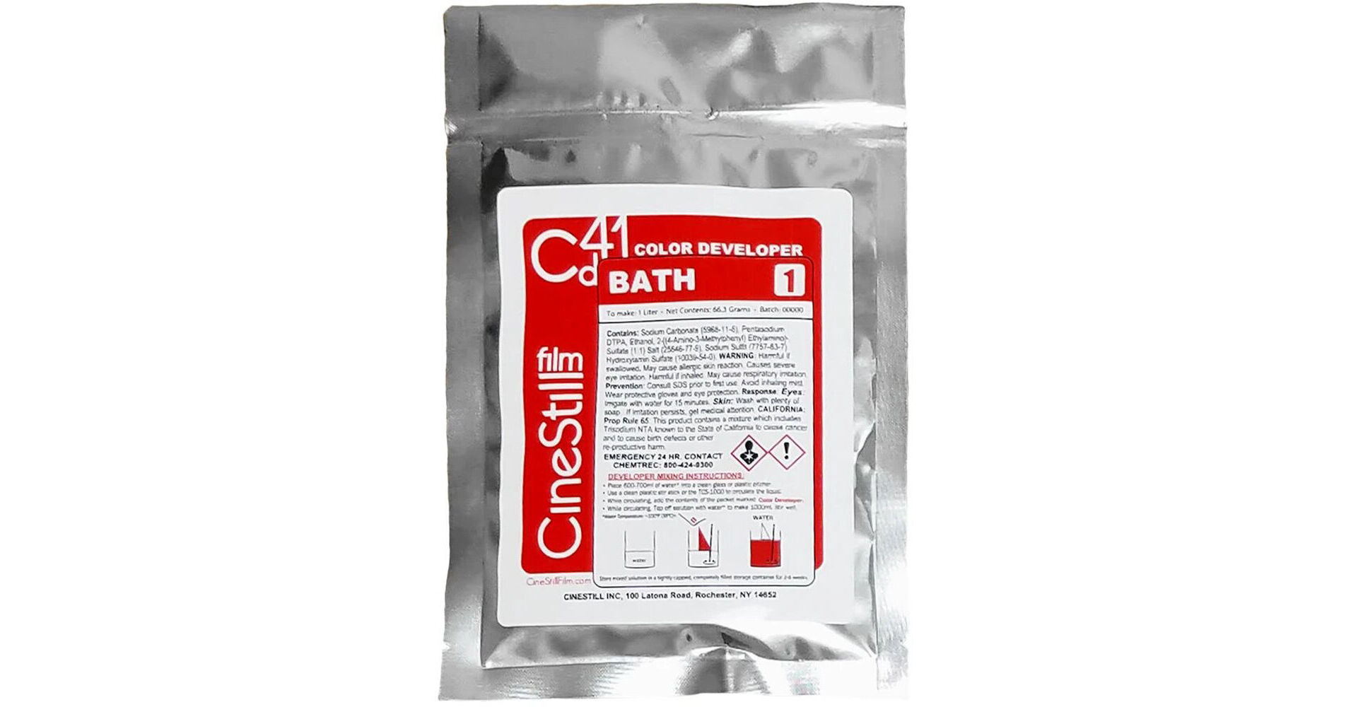 CineStill Film CD41 "Color Developer" Bath C-41 CD41P1000ML B&H