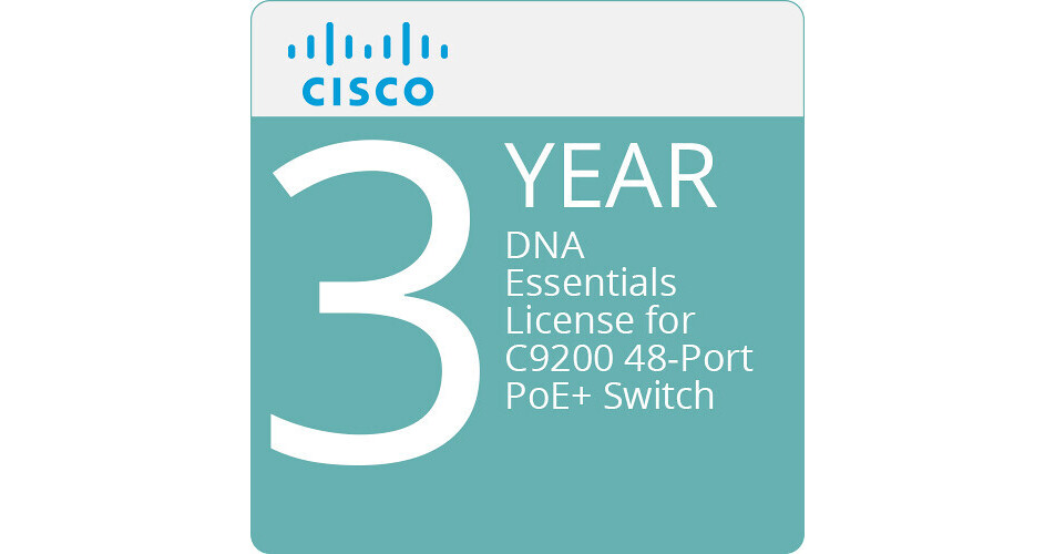 Cisco Catalyst C9200 Digital Network C9200-DNA-E-48-3Y B&H Photo