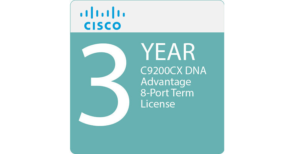Cisco C9200CX DNA Advantage, 8-Port, 3-Year Term