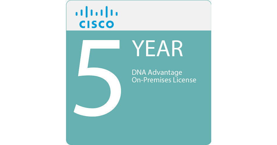 Cisco 5-Year DNA Advantage On-Premises License DNA-P-T1-A-5Y B&H