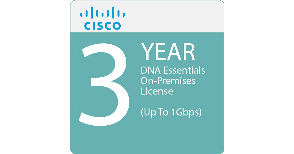 Cisco 3-Year DNA Essentials On-Premises License DNA-P-T2-E-3Y
