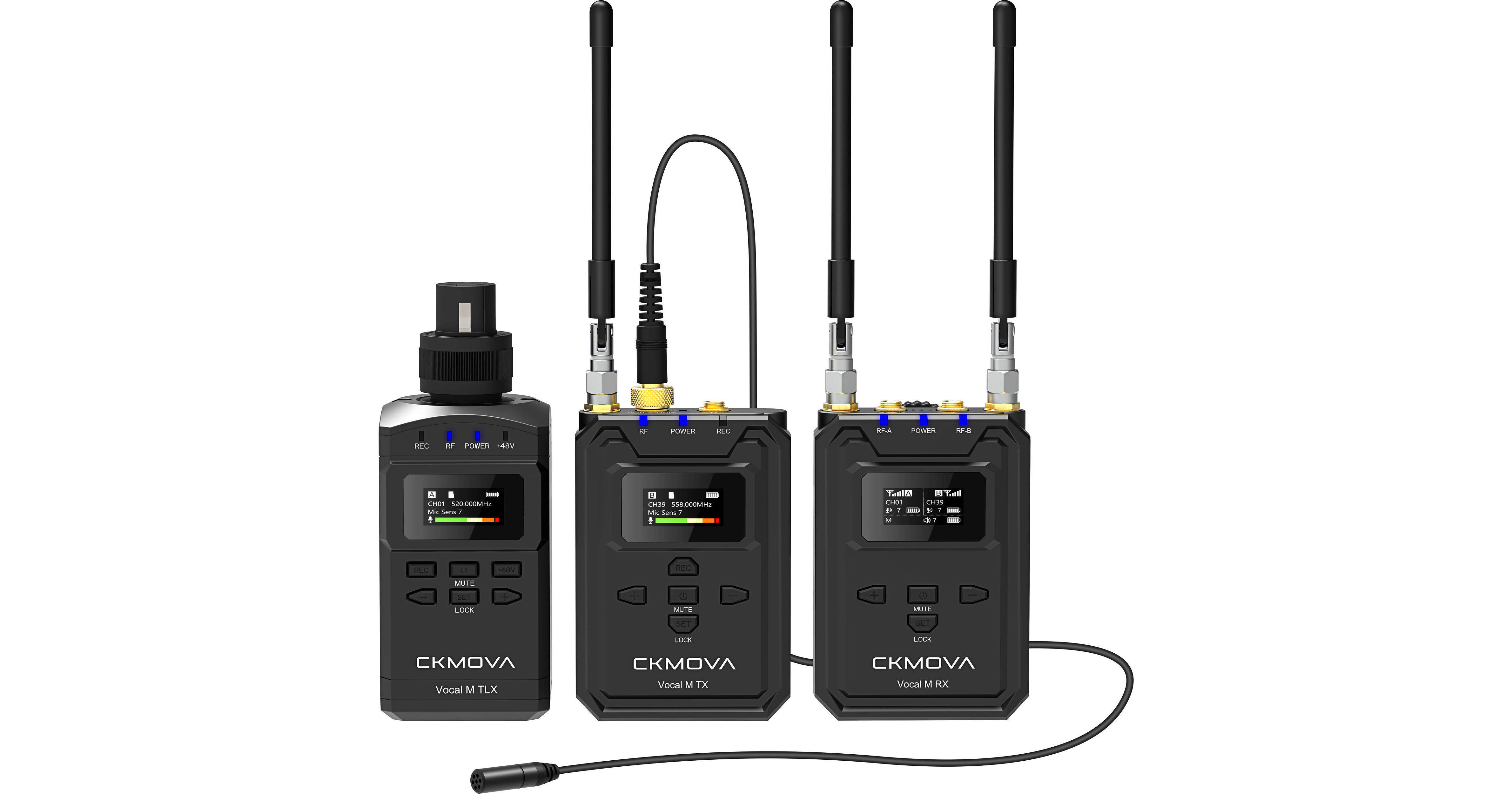 CKMOVA Vocal M V4 2-Person Wireless Combo VOCAL M V4 B&H Photo