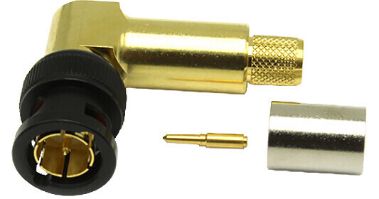 COAX Connectors BNC Korus 12G Right-Angle 10-104-W66-FC B&H