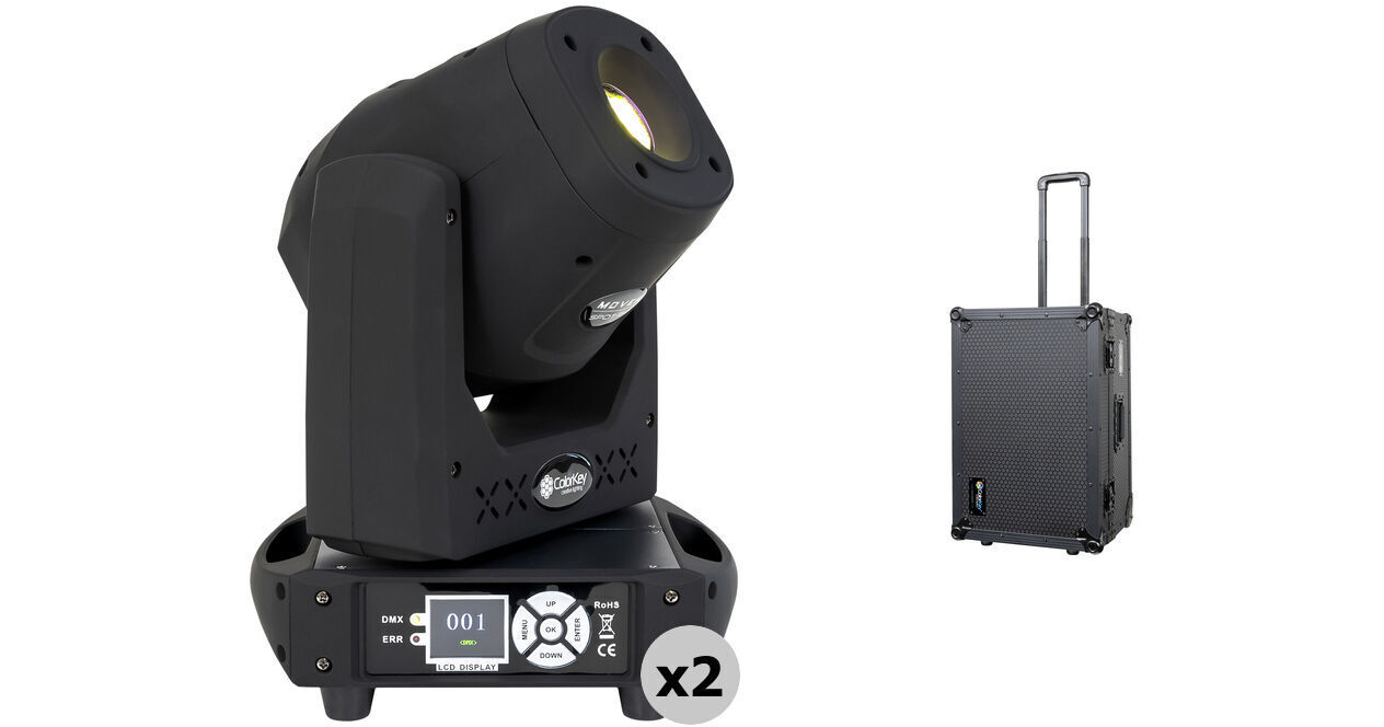 ColorKey Mover Spot 150 90W Compact LED Moving Head Kit with