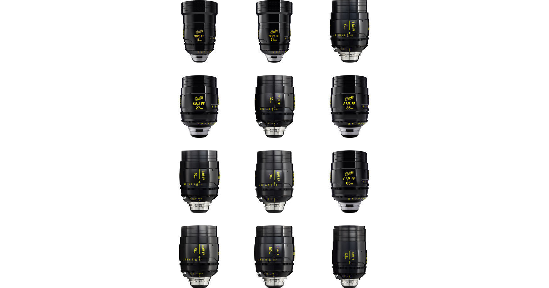 Cooke S8i Full-Frame Plus 12-Lens Kit (ARRI PL) B&H Photo Video