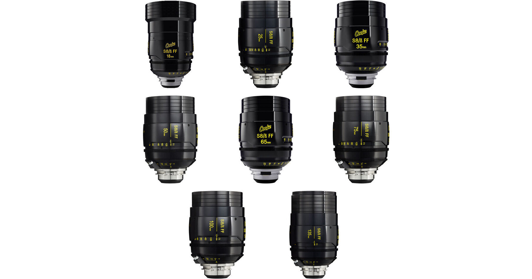 Cooke S8i Full-Frame Plus T1.4 8-Lens Set (ARRI PL) B&H Photo