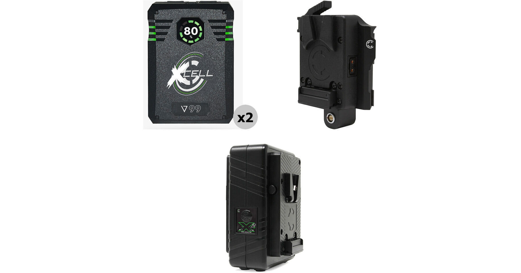 Core SWX 2 x XCell Micro-Sized Smart Batteries with Battery