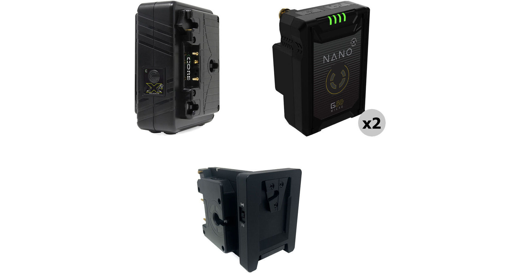 Core SWX NANO Micro 50 Li-Ion 2 x Batteries + Dual NANO-G50KV