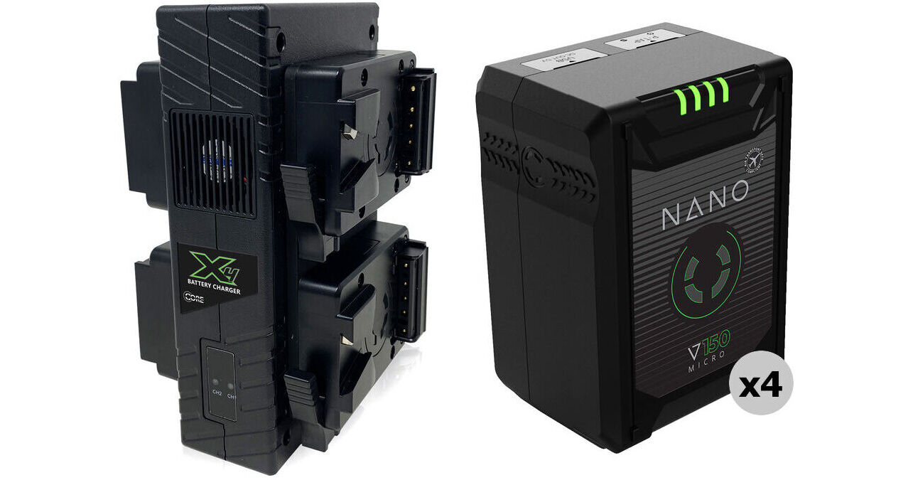 Core SWX NANO Micro 147Wh 4-Battery Kit with Quad NANO-V150K4