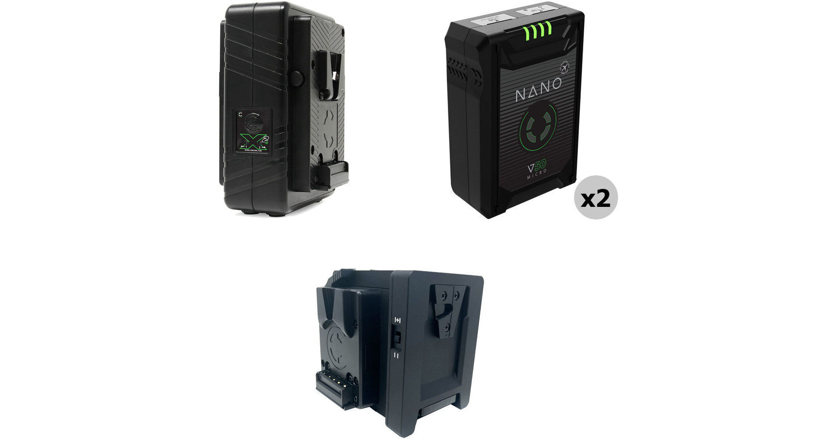 Core SWX NANO Micro 50 Li-Ion 2 x Batteries + Dual NANO-V50KV