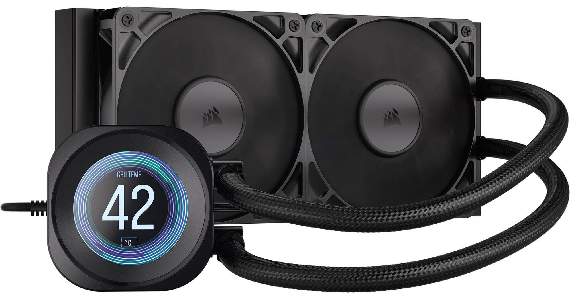 CORSAIR NAUTILUS RS LCD 240mm AIO Liquid CPU Cooler