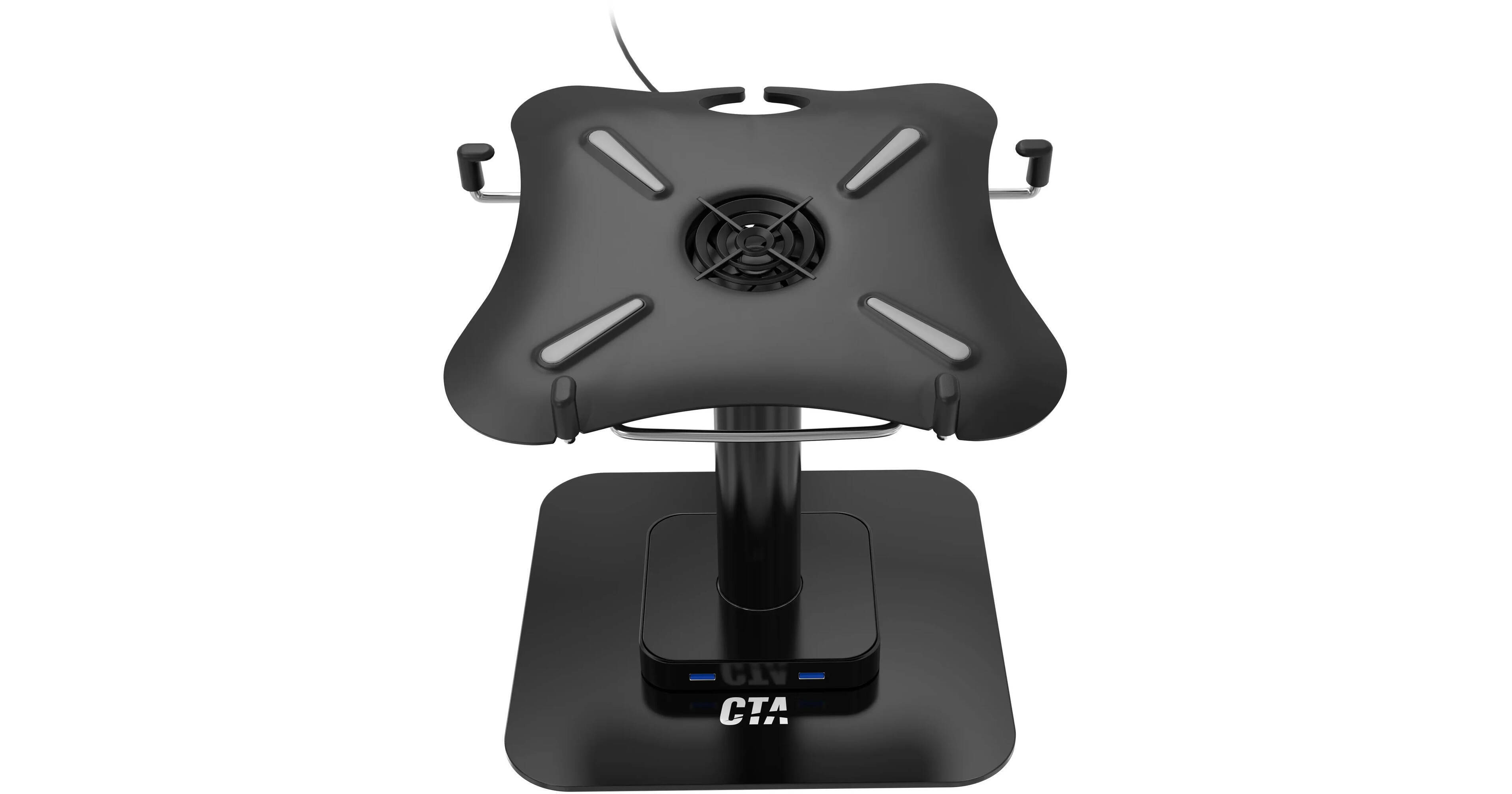 CTA Digital Desk Mount with USB Ports and Built-In LT-USBPOSB