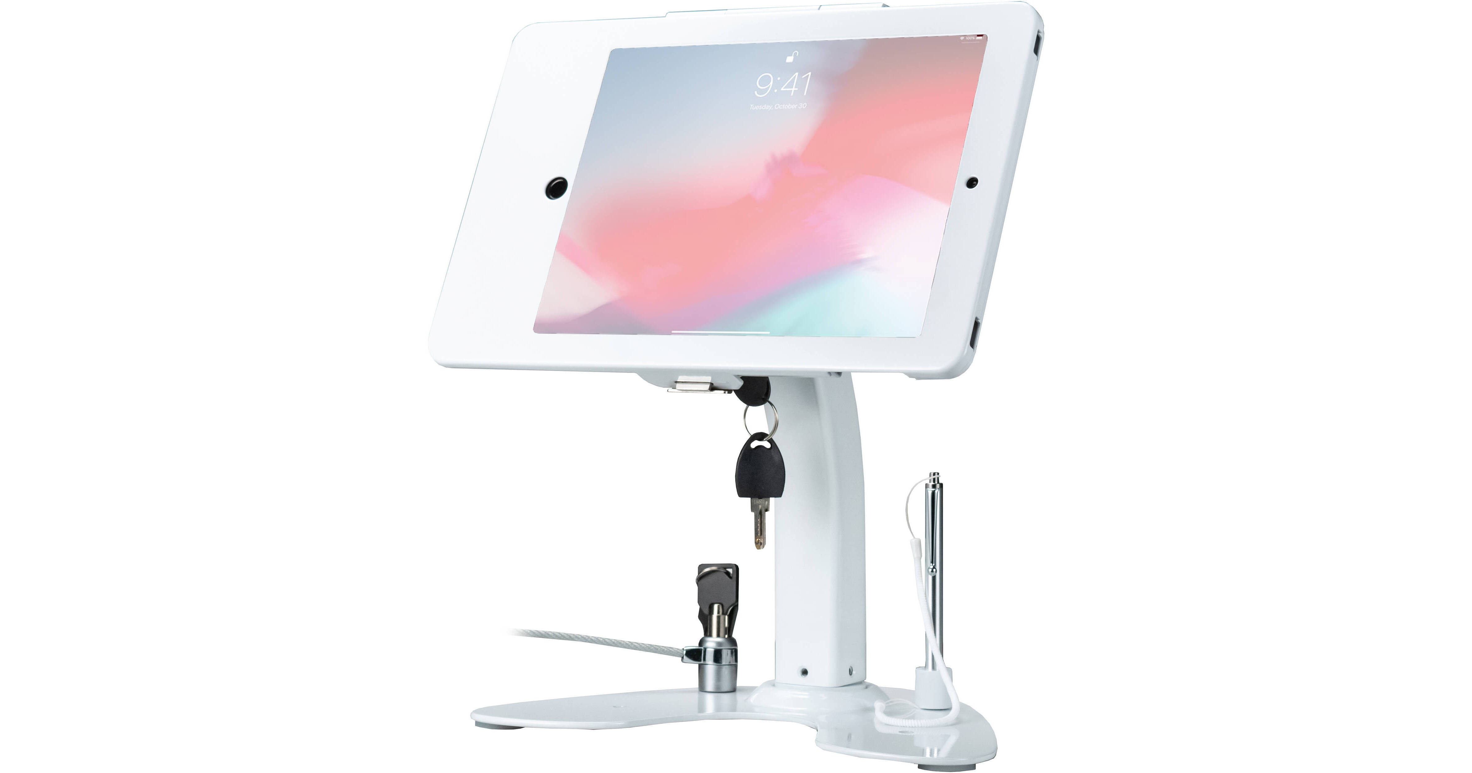 CTA Digital Dual Security Kiosk with Locking Case & PAD-ASKTW