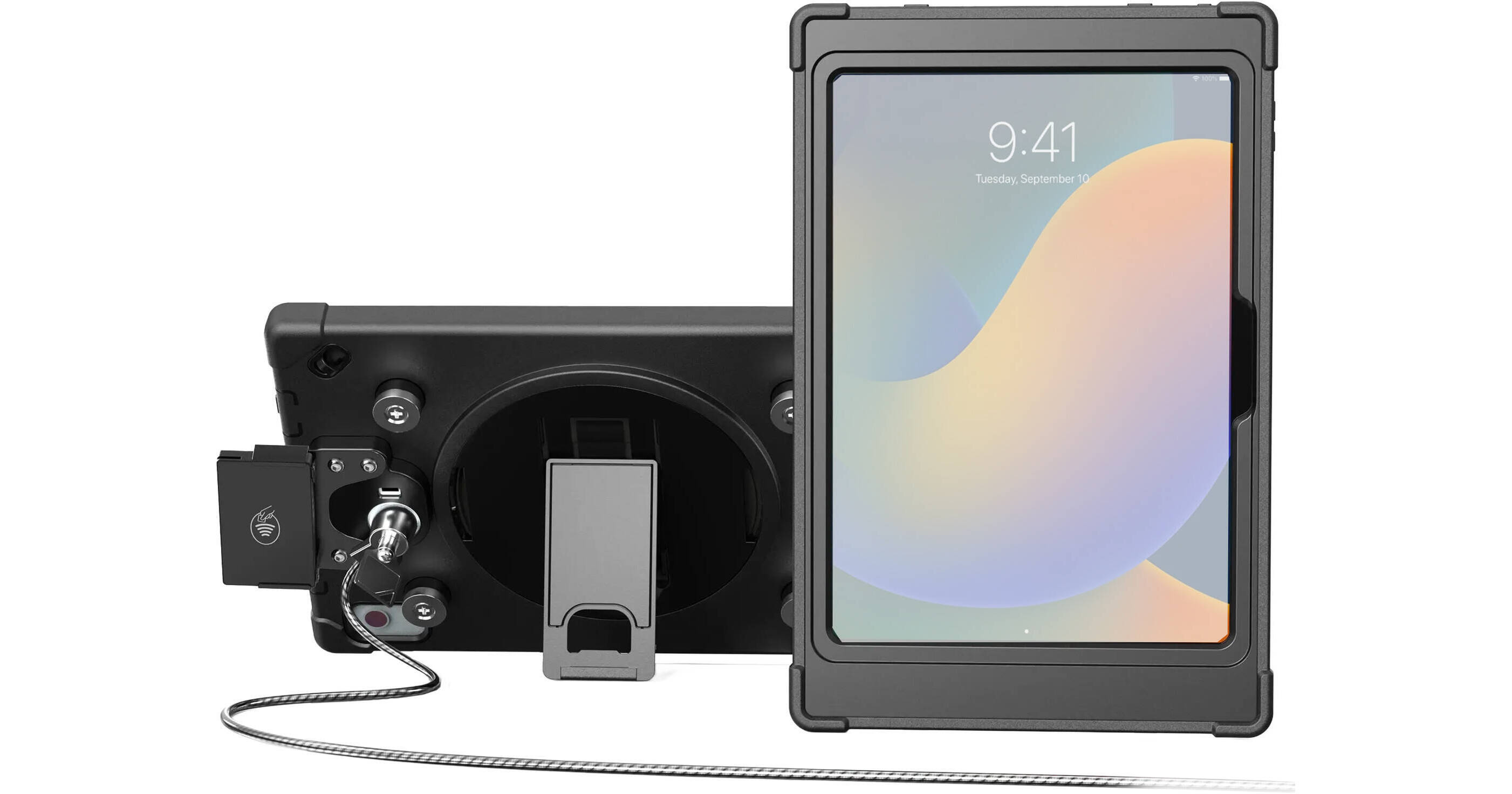 CTA Digital Magnetic Splashproof Case with Holder PAD-MSP109MOBY
