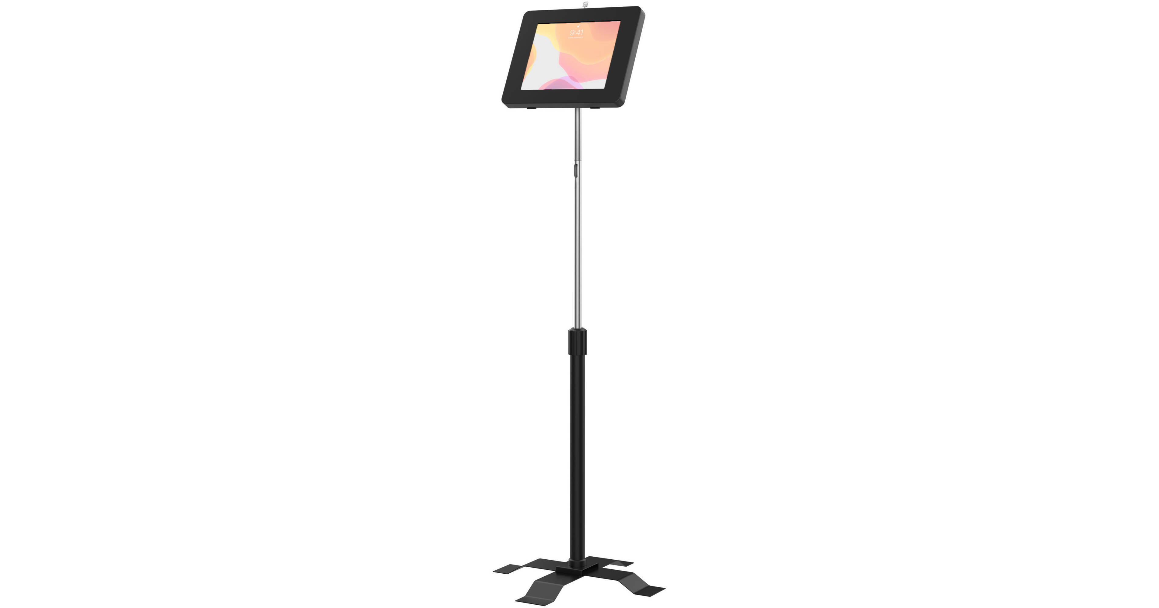CTA Digital Compact Floor Stand with Black Universal PAD-PARAAFS