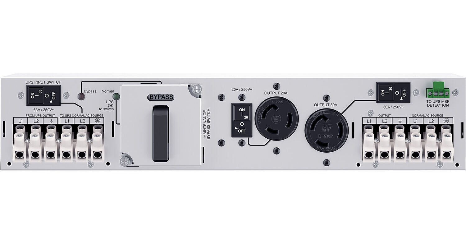 CyberPower MBP63A2 2 RU Maintenance Bypass PDU MBP63A2 B&H Photo