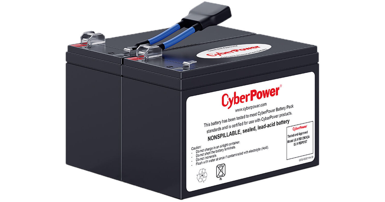 CyberPower RB1290X2B Battery Cartridge RB1290X2B B&H Photo Video