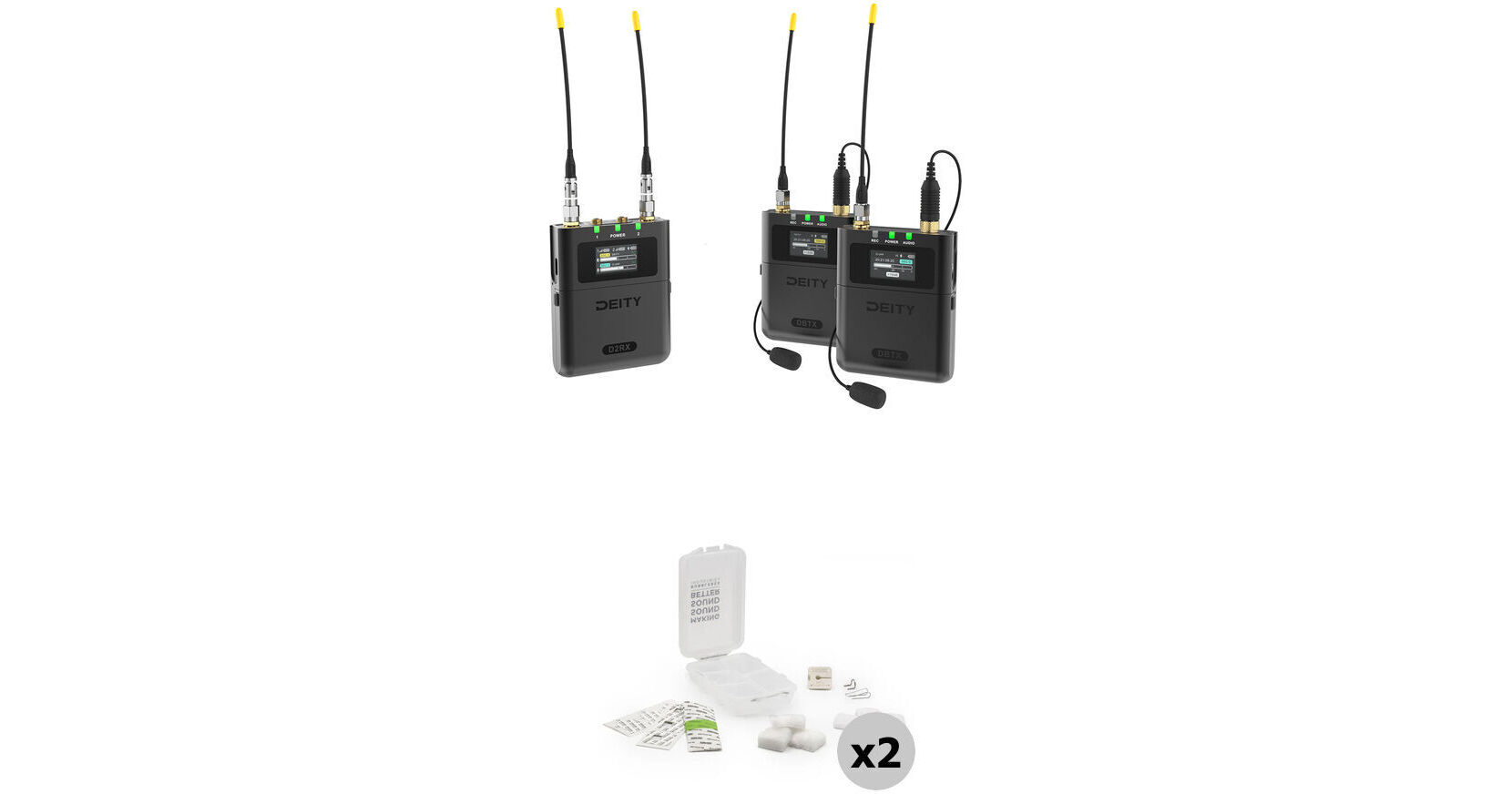 Deity Microphones Theos Digital 2-Person Camera-Mount Wireless