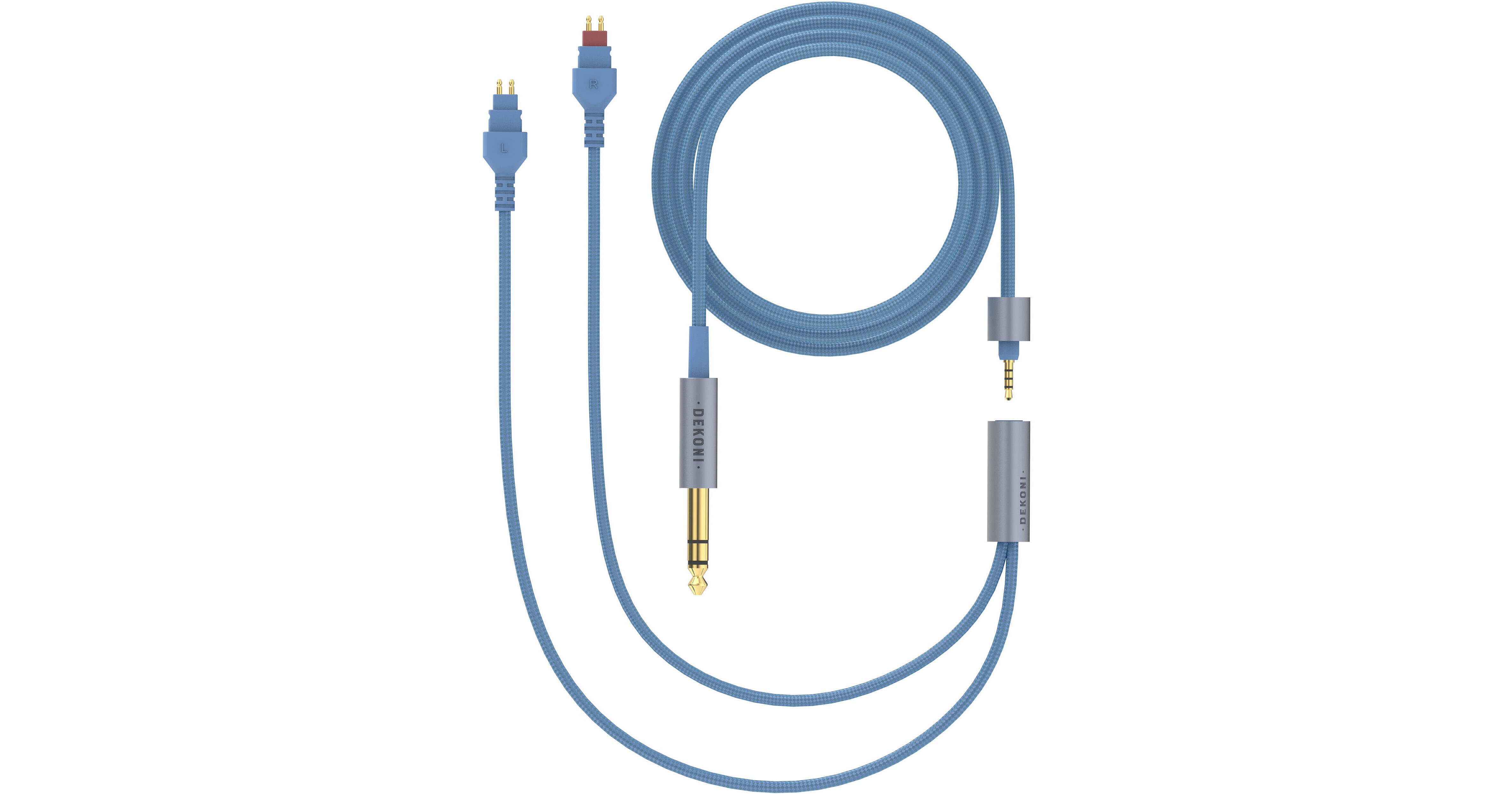Dekoni Audio Ensemble 1/4" to HD600 Headphone CBZ-UB-WCL-64-600