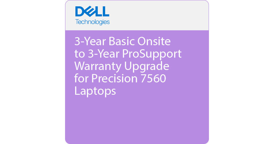 Dell 3-Year Basic Onsite to 3-Year ProSupport Warranty 812-9878