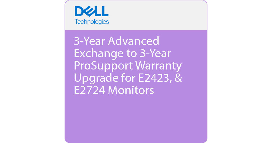 Dell 3-Year Advanced Exchange to 3-Year ProSupport 837-4422 B&H
