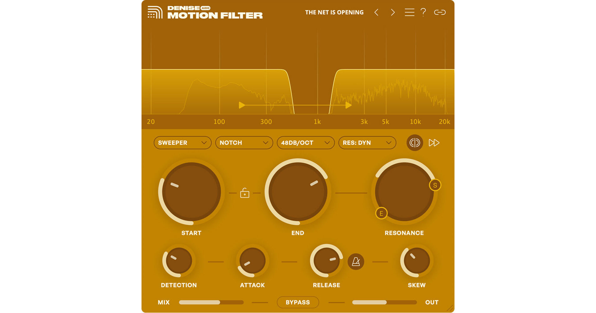 DENISE Audio Motion Filter Audio Effect Plug-In 11-44324 B&H