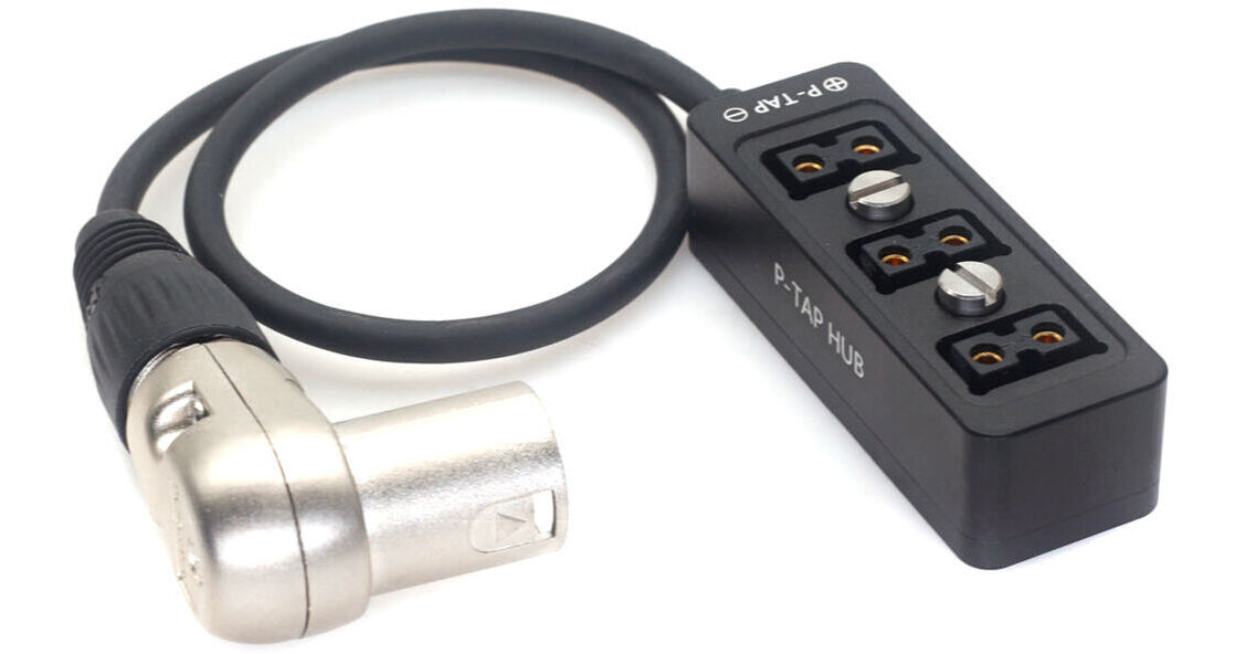 DigitalFoto Solution Limited 4-Pin XLR to 3 x D-Tap Splitter