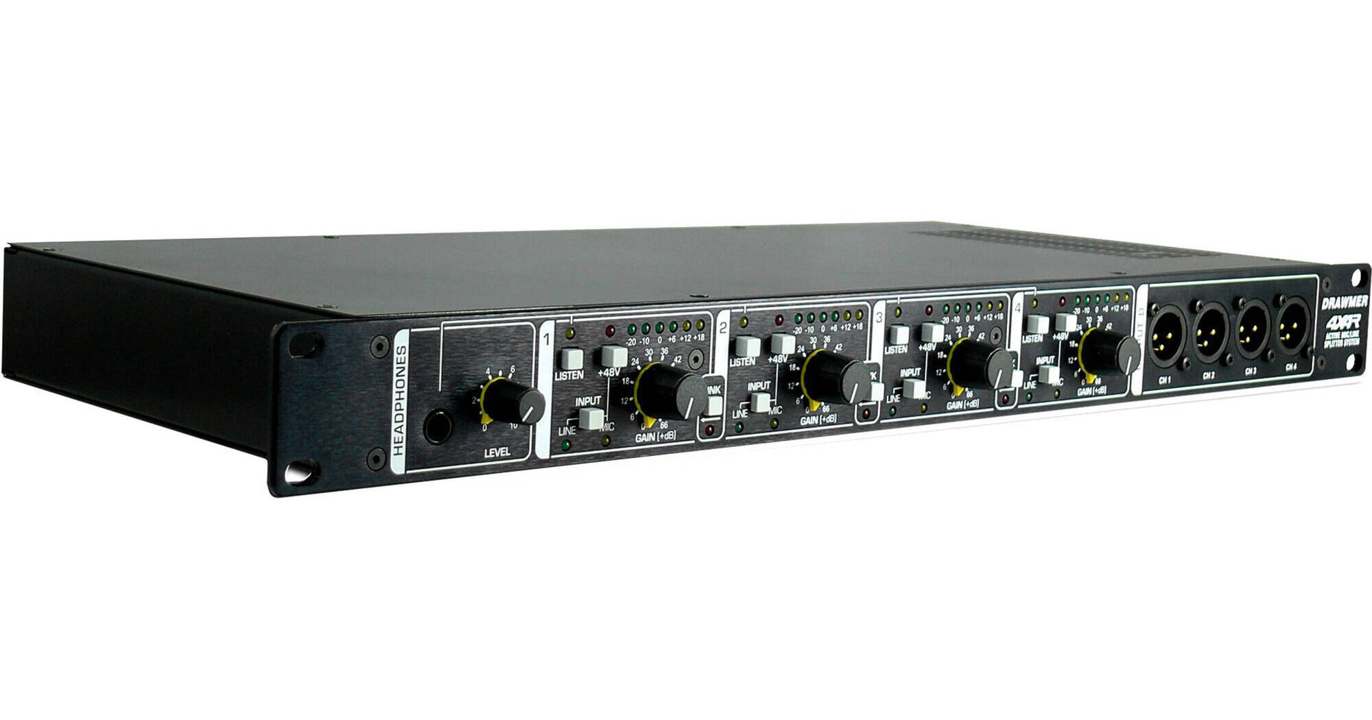 Drawmer 4X4R Rackmount Active Splitter 4X4R B&H Photo Video