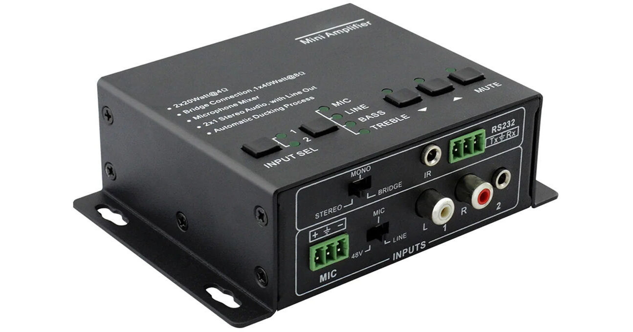 DVDO AA2X20W-1 2 x 20W Class-D Audio Amplifier DVDO-AA2X20W-1