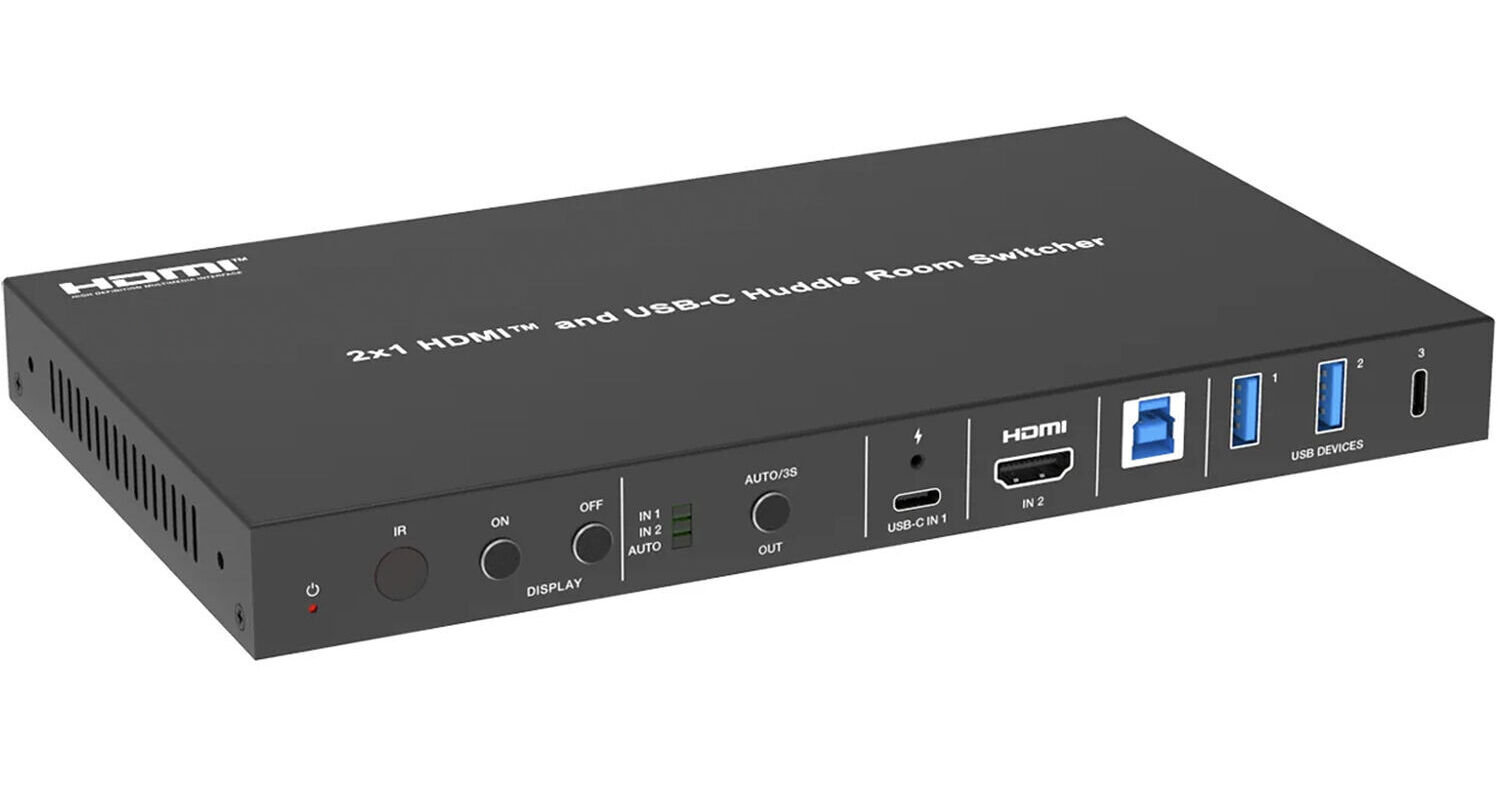 DVDO 4K 2x1 Presentation Switcher DVDO-USBC-HDMI-PS-21-XL B&H