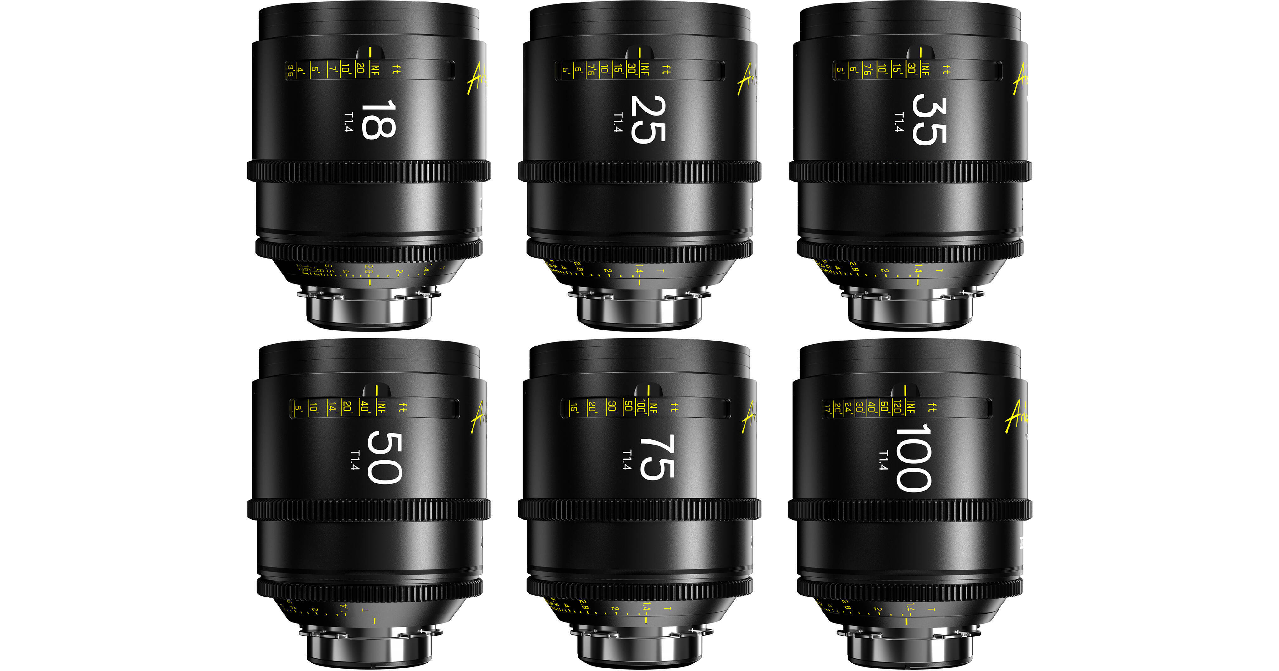 DZOFilm Arles FF/VV Prime Cine 6-Lens Set (ARRI PL) DZO-SAP6IPL